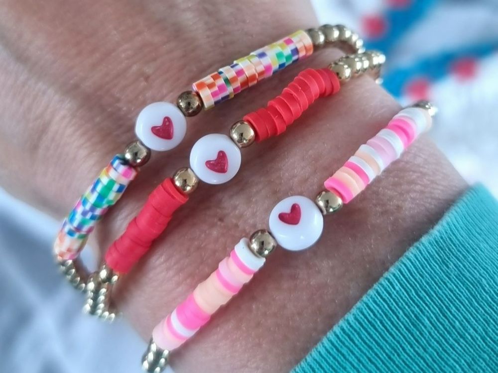 Ibiza Sommer Regenbogen Hippie Boho Perlen Armband-Set Nr. 6 | Kaufen auf Ricardo