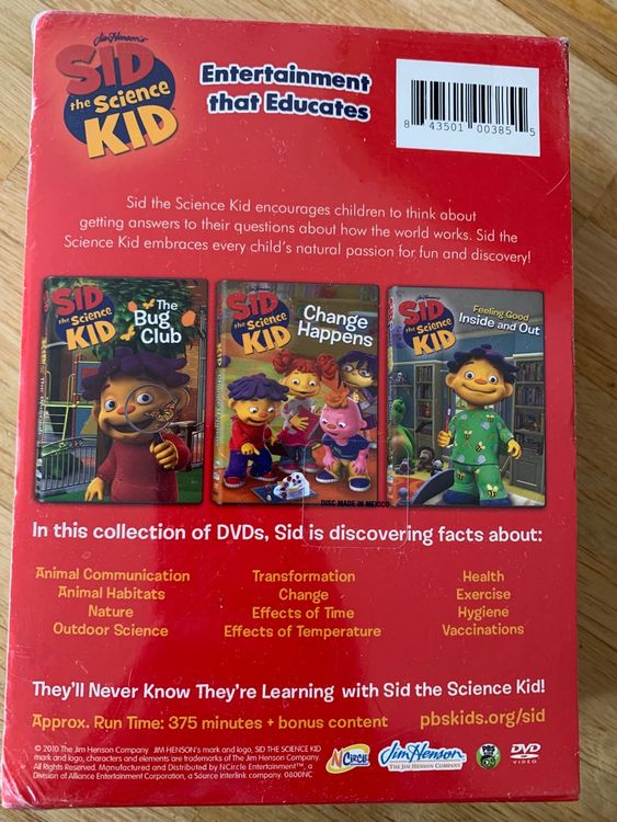 Sid the Science Kid 3 DVDs (Neu und originalverpackt) in Nyon für CHF 1 ...