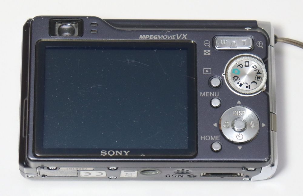 Sony Cybershot DSC-W80 (ohne Akku, Staub im Display) 7.2MP (Gebraucht ...