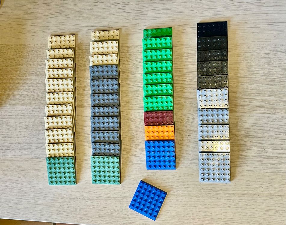 43 pezzi LEGO 6x6 plate (art. 3958) | Kaufen auf Ricardo