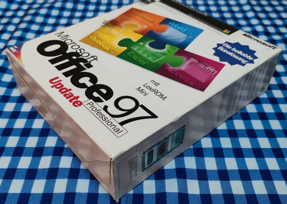 2 Microsoft Office 97 98 Pakete antik :) | Acheter sur Ricardo
