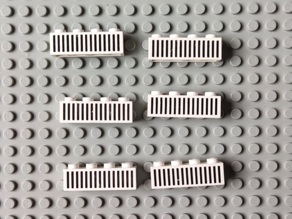 LEGO - Brick 1x4 with Grille Pattern - 3010p04 (Gebraucht) in Muhen für ...