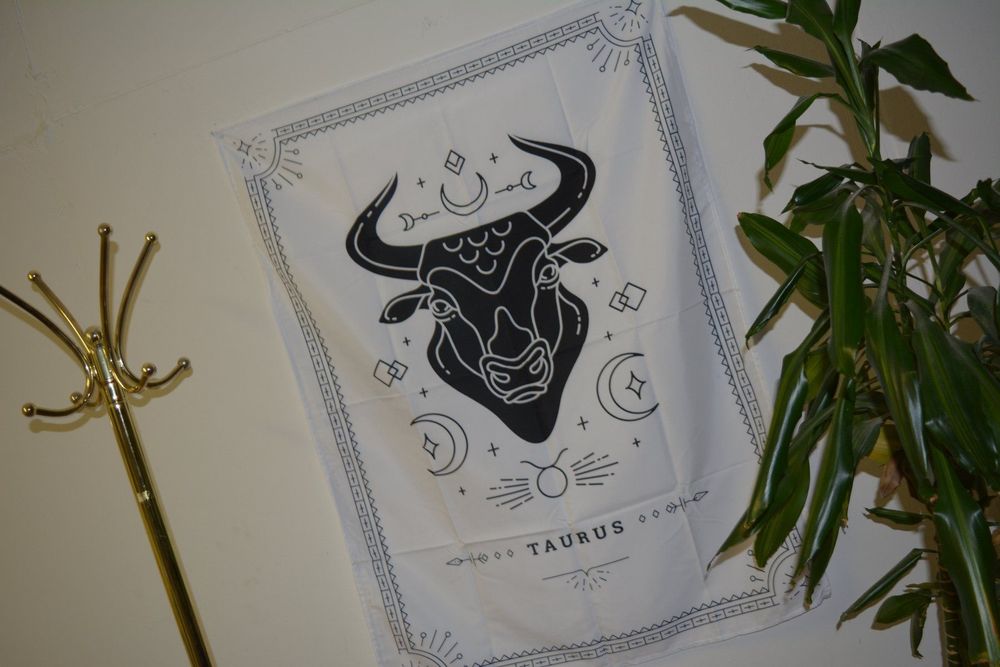 Wandtuch tuch sternzeichen NEU Stier Taurus poster bild | Kaufen auf ...