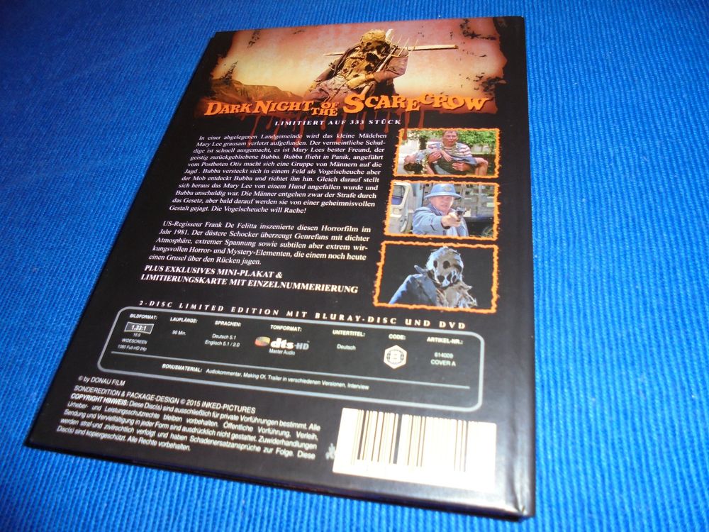 Mediabook Dark Night of the Scarecrow /Cover A / blu-ray / (Neu (gemäss Beschreibung)) in ...