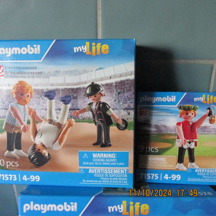Playmobil Set Schwinger, Trachtenpaar, Fahnenschwinger NEU (Neu und originalverpackt) in ...