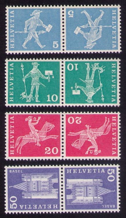 1960_K45-48_4 KEHRDRUCKE komplett_ungefasert ** (Neu (gemäss Beschreibung)) in Marthalen für CHF ...