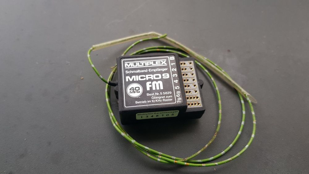 Multiplex MICRO 9 FM Empfänger 40 MHz | Kaufen auf Ricardo