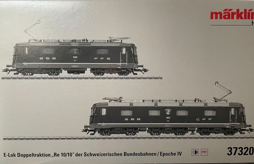 Märklin 37320 - E-Lok Doppeltraktion "Re 10/10" (Neu und ...