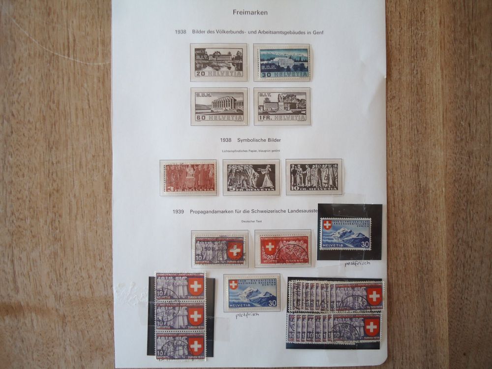 Freimarken 1938 und 1939 | Kaufen auf Ricardo