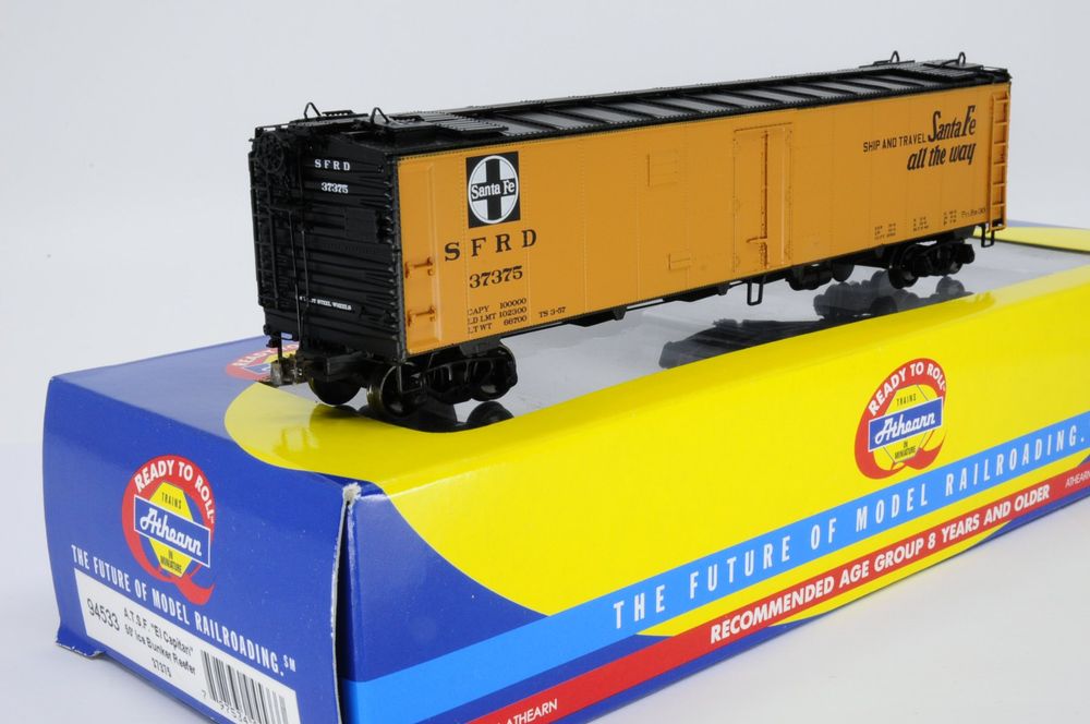 Athearn RTR - Santa Fe - 50 Foot Ice Reefer - El Capitan (Gebraucht) in ...