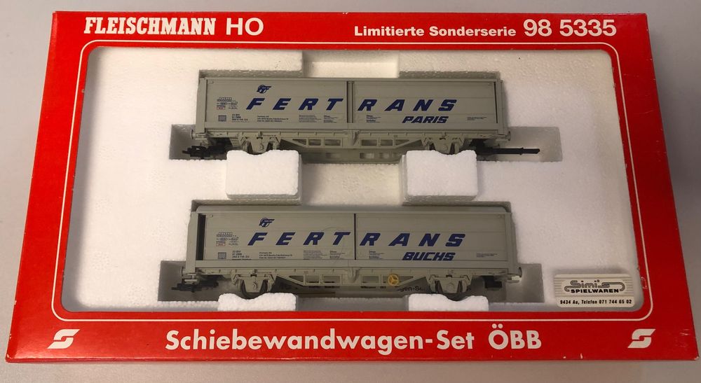Fleischmann HO Schiebewandwagen-Set limitierte Sonderserie (Neu und ...