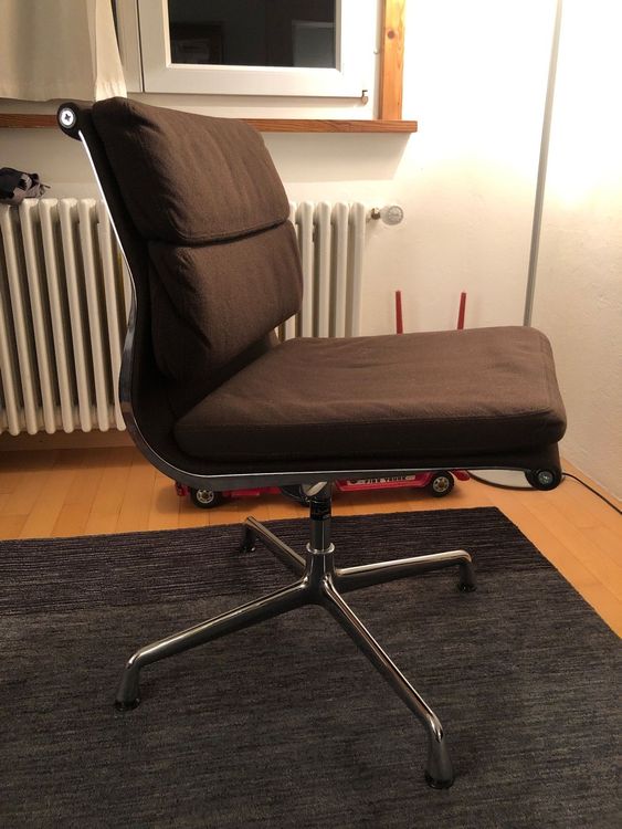 Eames Aluminium Chair Soft Pad Hopsack von Vitra | Kaufen auf Ricardo