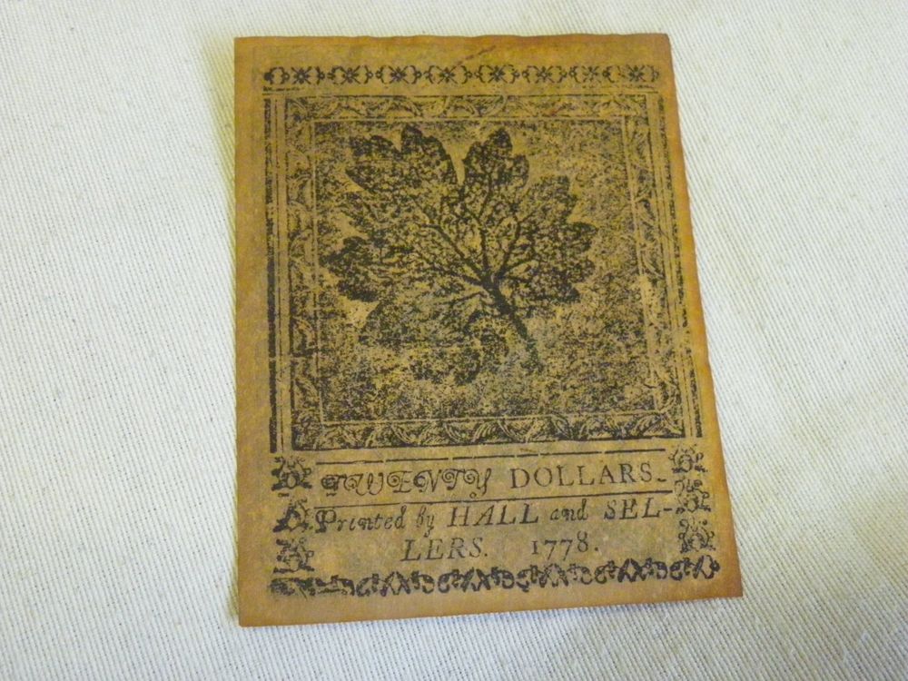 Seltene Banknote: 20 Dollar von 1778 - Top Zustand! (Gebraucht) in ...