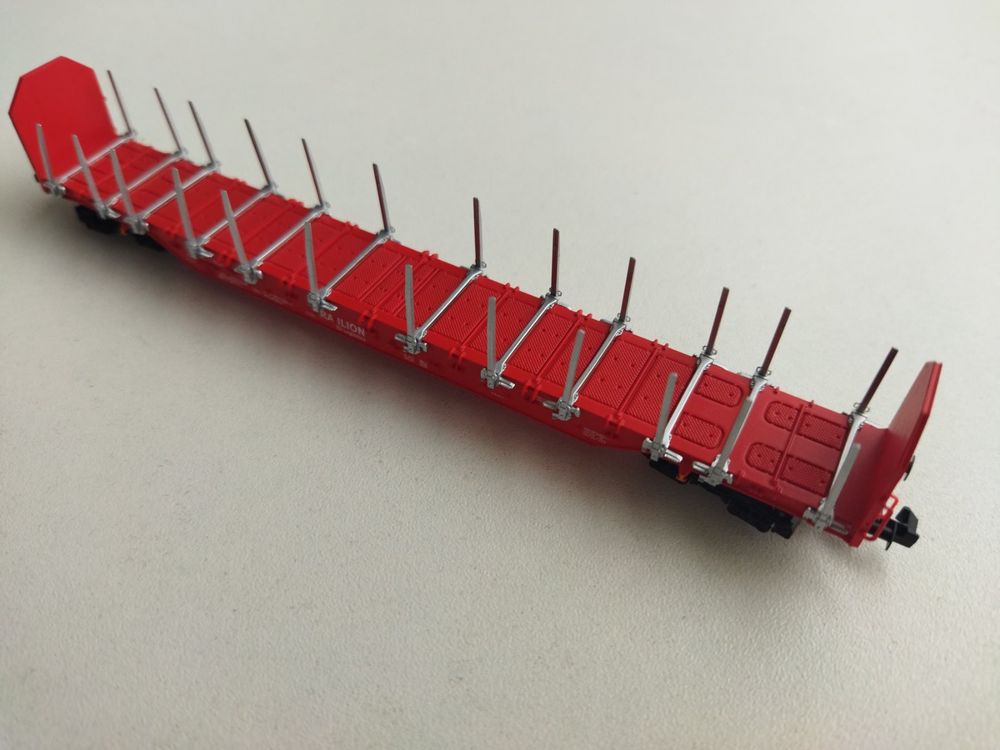 Rungenwagen Typ Rnoos "Railion" der DB von Fleischmann (Neu und originalverpackt) in La Chaux-de ...