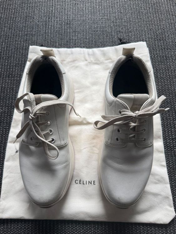 CÉLINE ( PHILO PHOEBE) LEDER SNEAKER WEISS GR 38 (Gebraucht) in ...