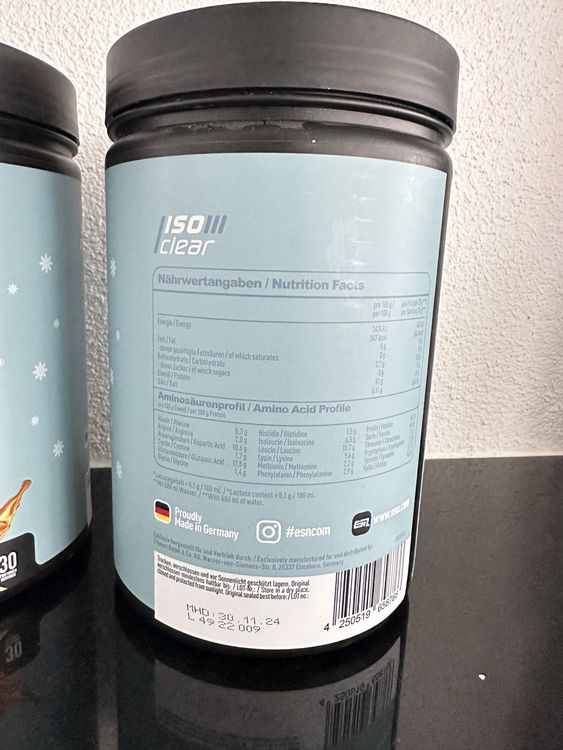 ESN Isoclear Applepunch 2 Dosen (2 x 908g) (Neu und originalverpackt) in Wila für CHF 64.9 – mit ...