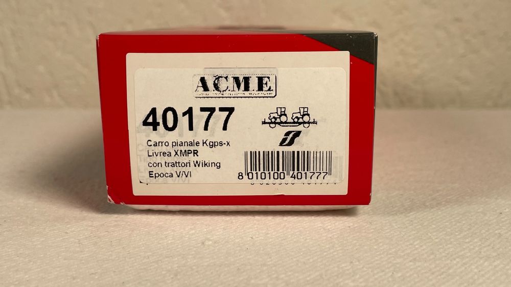 ACME 40177 - FS Kgps-x Flachwagen m. 2 CLAAS Traktoren - NEU (Neu und ...