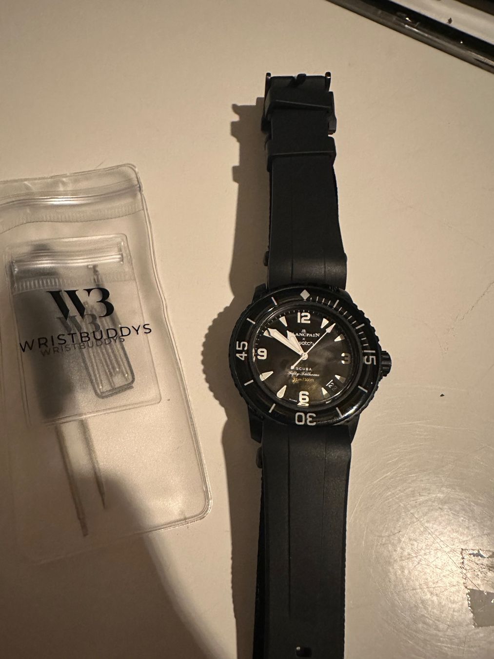 Blancpain x Swatch Ocean of Storms inkl. Gummi Armband (Gebraucht) in ...
