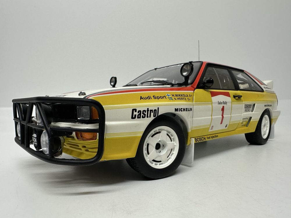 Audi Quattro Safari Rallye 1:18, Mikkola, AutoArt, inkl. OVP (Neu ...