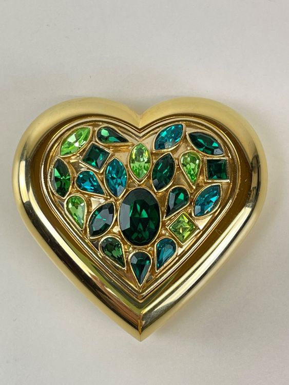 YVES SAINT LAURENT 90ies Poudre Écrin Jewel Powder Compact (Gebraucht ...