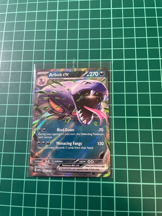 Pokemon 151 Arbox ex 24/165 Englisch (Gebraucht) in Gattikon für CHF 1. ...
