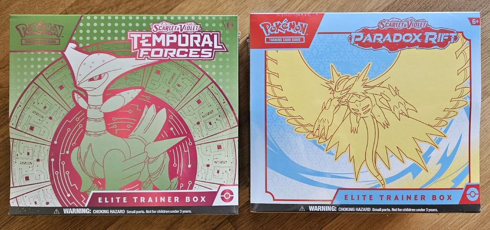 Pokemon ETB Temporal + ETB Paradox Rift Set NEW EN | Kaufen auf Ricardo