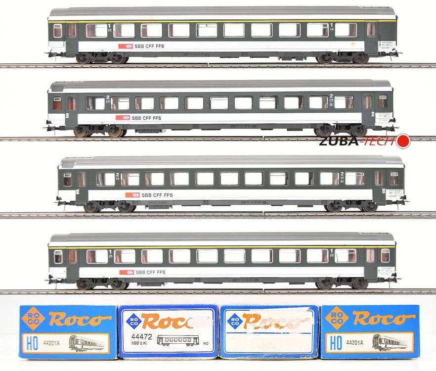 4x Roco EW IV Personenwagen der SBB, H0 GS mit OVP (Gebraucht) in St. Gallen für CHF 47 – mit ...
