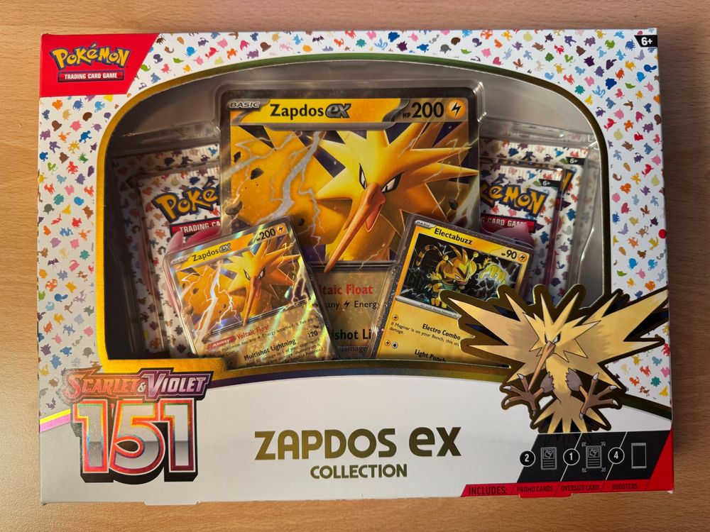 Zapdos ex Collection 151 Sealed EN ab 1.- #236 (Neu und ...