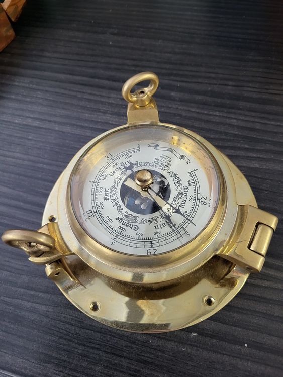 Barometer im Bullauge / Kompass / Sextant - Set 3 Teile (Gebraucht) in ...