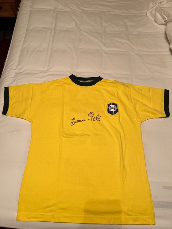 Official SIGNED Toffs Brazil 1970 World Cup Final shirt (Neu (gemäss ...