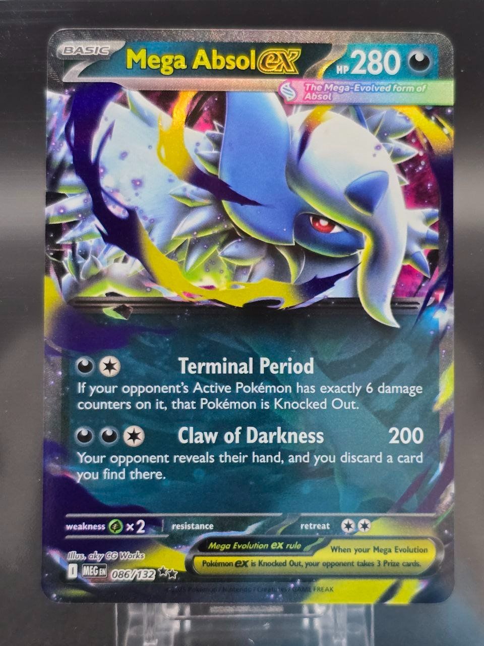 Mega Absol ex #86 Mega Evolution MEG NM / 🇬🇧 (D'occasion) à COINTRIN ...