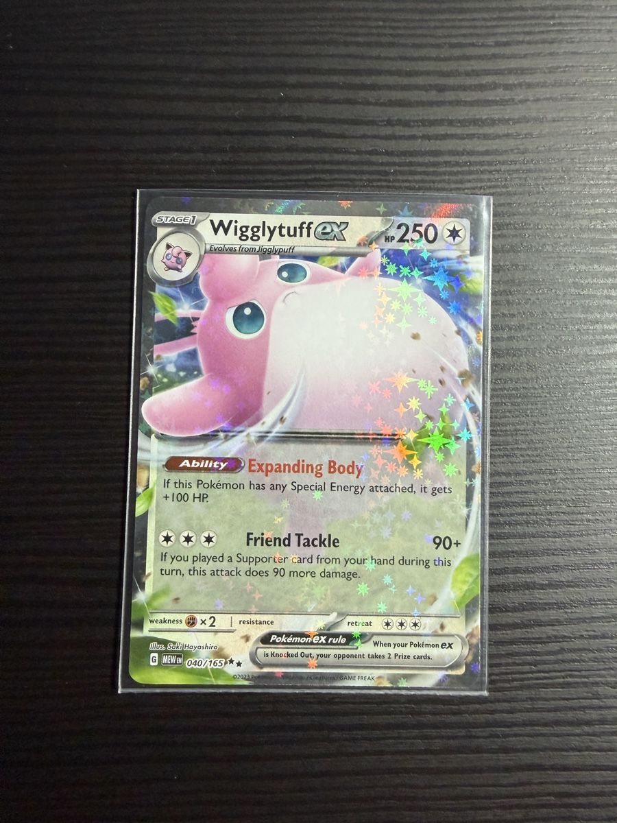Pokemon TCG S&V 151/Wigglytuff #040 [EX]🇺🇸 (Neu (gemäss Beschreibung ...