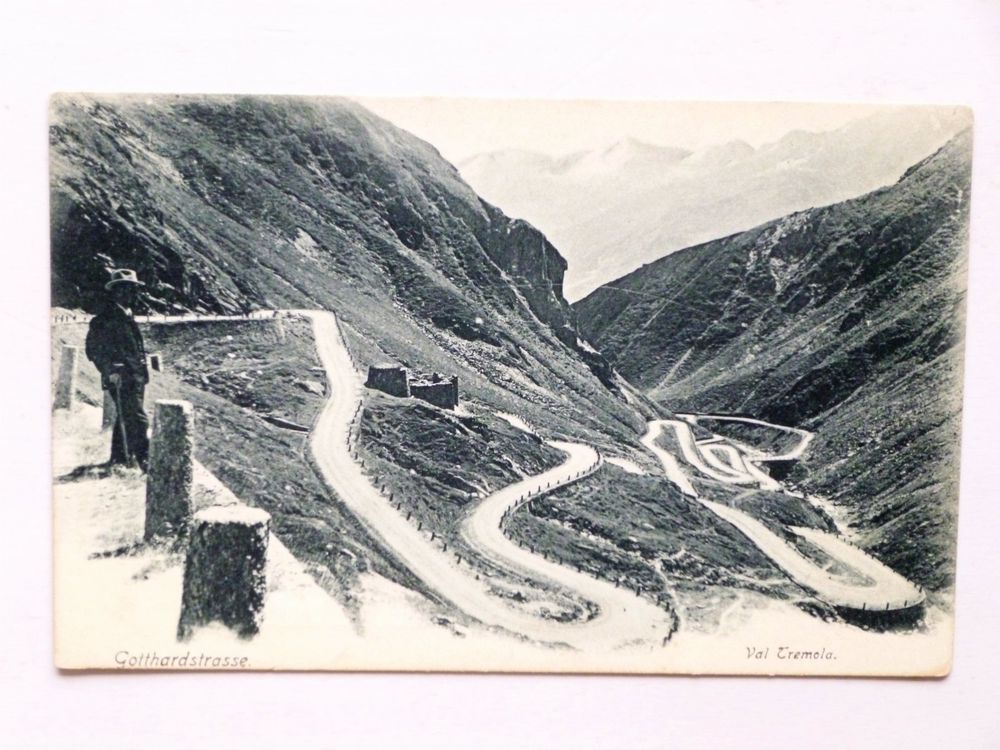 GOTTHARD Strasse - VAL TREMOLA - alte AK - ungel. (Gebraucht) in Uster ...