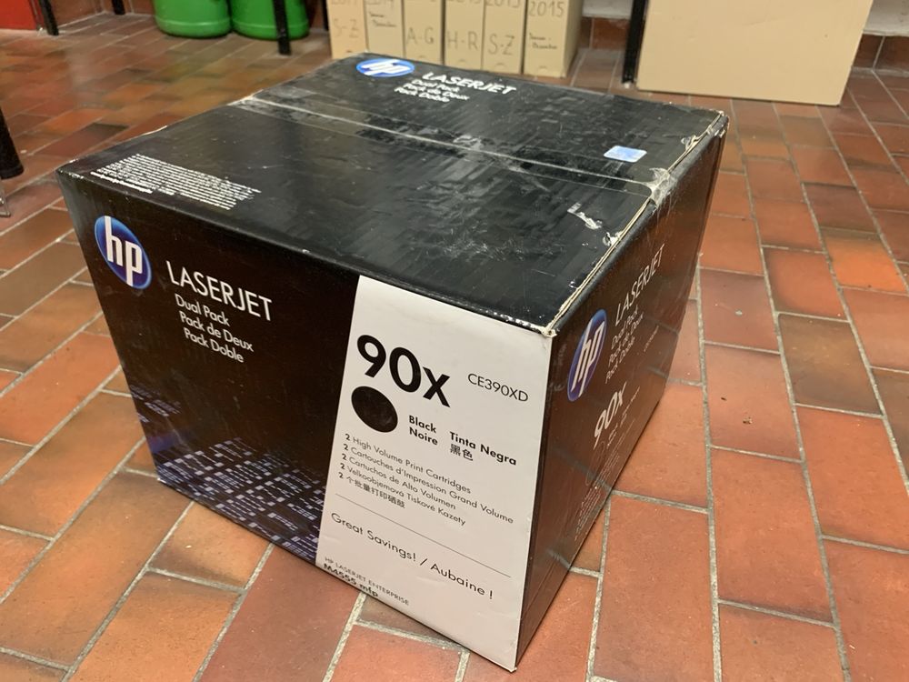 Original HP CE390XD / 90X Toner schwarz (Neu und originalverpackt) in ...