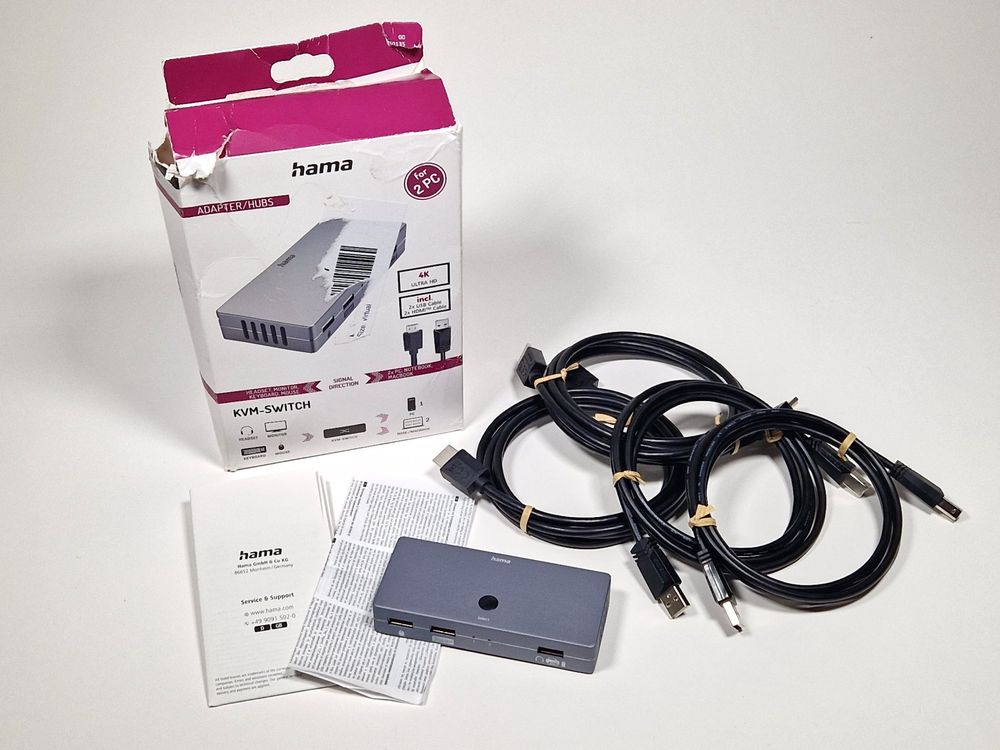 HAMA Adapter/Hub KVM-Switch 00200135 (Gebraucht) in Zollikofen für CHF ...