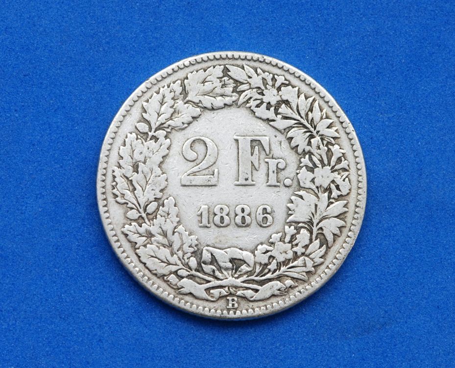 Silberner 2.- Jahrgang 1886 | Kaufen auf Ricardo