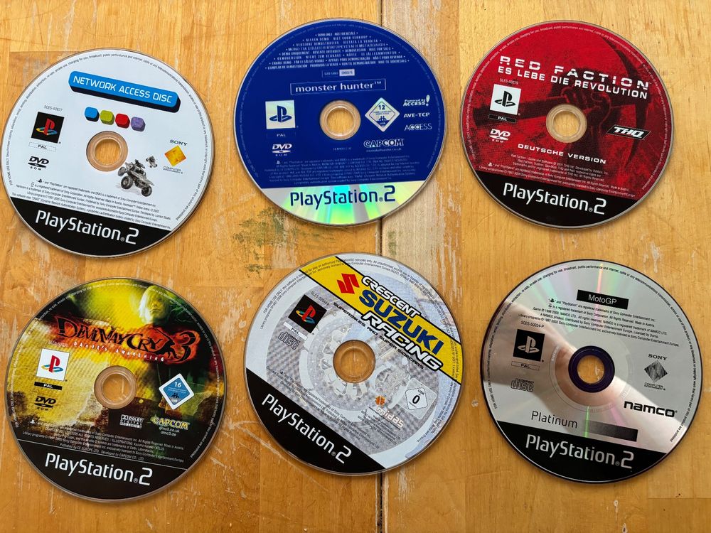 5x PS2 Game (Nur Discs) (Gebraucht) in für CHF 1 – mit Lieferung auf ...