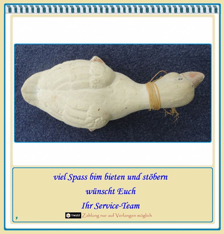 Deko-Ente • Ton (Gebraucht) in Münchwilen TG für CHF 9 – mit Lieferung ...