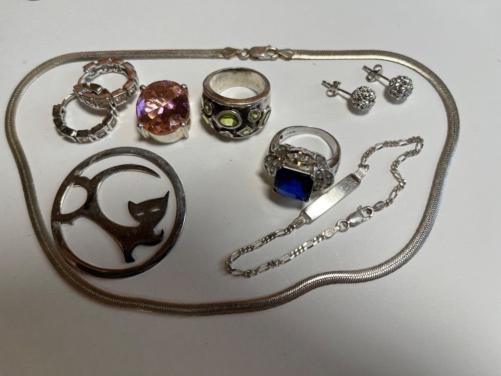 Schmuck Lot alles mit Stempel 925 | Kaufen auf Ricardo Schmuck Lot alles mit Stempel 925 | Kaufen auf Ricardo
