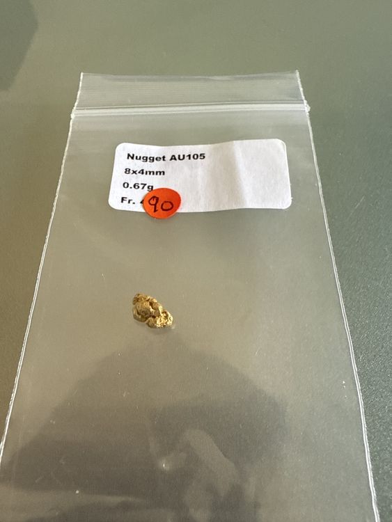 Goldnugget 0.67g (Gebraucht) in Chernex für CHF 100 – mit Lieferung auf Ricardo kaufen