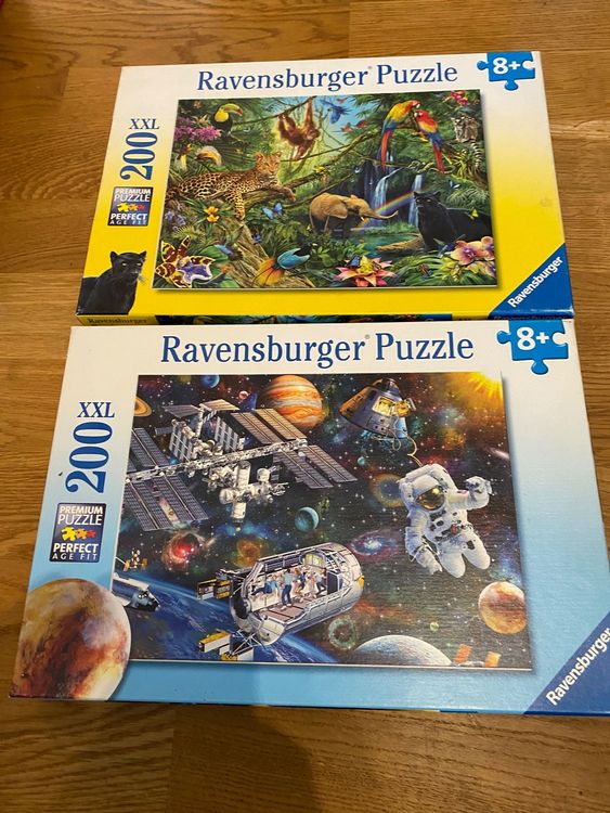 2 Puzzles mit 200 Teilen ab 8 Jahren (Gebraucht) in Kleinbösingen für ...