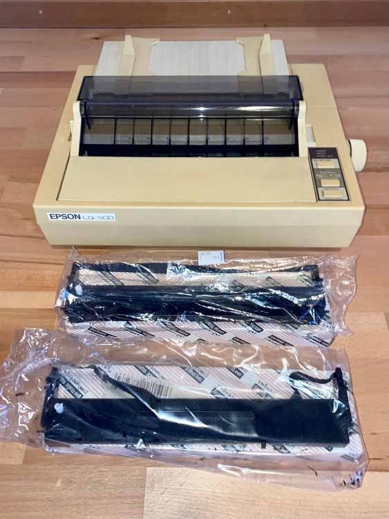 EPSON LQ-500 24-Nadel Drucker mit 2 Ersatzfarbbänder | Kaufen auf Ricardo
