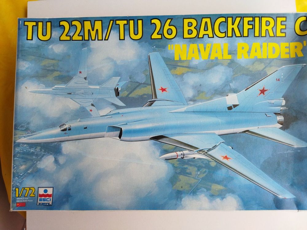 Tupolev TU 22M/26 "Backfire C" von Esci (Neu und originalverpackt) in ...