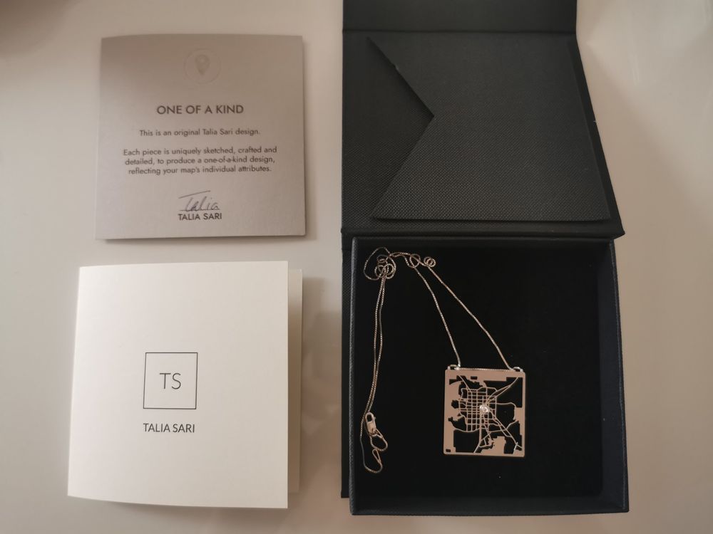 Talia Sari Map Jewelry Necklace | Kaufen auf Ricardo