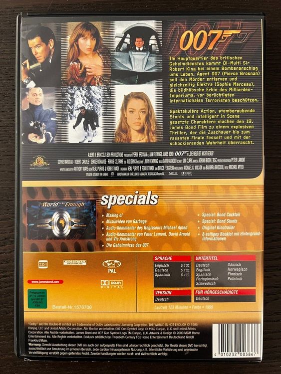 007 Die Welt ist nicht genug (Gebraucht) in Zürich für CHF 2.9 – mit Lieferung auf Ricardo kaufen