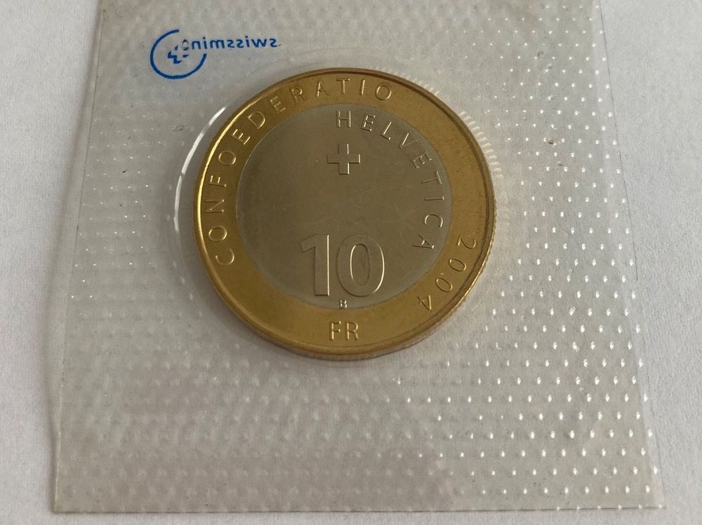 10 Franken Gedenkmünze 2004 Matterhorn (Neu und originalverpackt) in St.Gallen für CHF 16 – mit ...