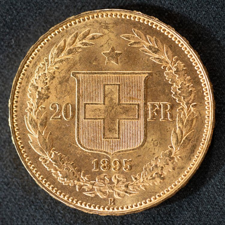 Goldvreneli: 20 Fr. (Helvetia) 1895 - RAR | Kaufen auf Ricardo