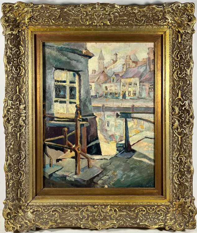 40. er Jahre Dorf Ansicht Grosse Gemälde , Unl. Sig. (Gebraucht) in Root für CHF 129 – mit ...