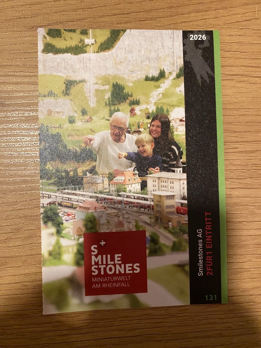 2:1 Gutschein Eintritt Smilestones in Neuhausen am Rheinfall (Neu ...