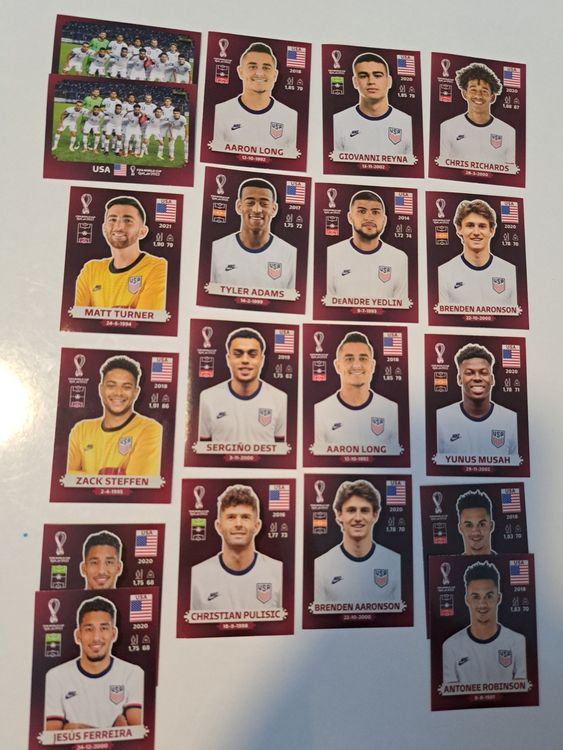 Panini Fussballbilder WM 22 USA (Gebraucht) in Küssnacht am Rigi für ...